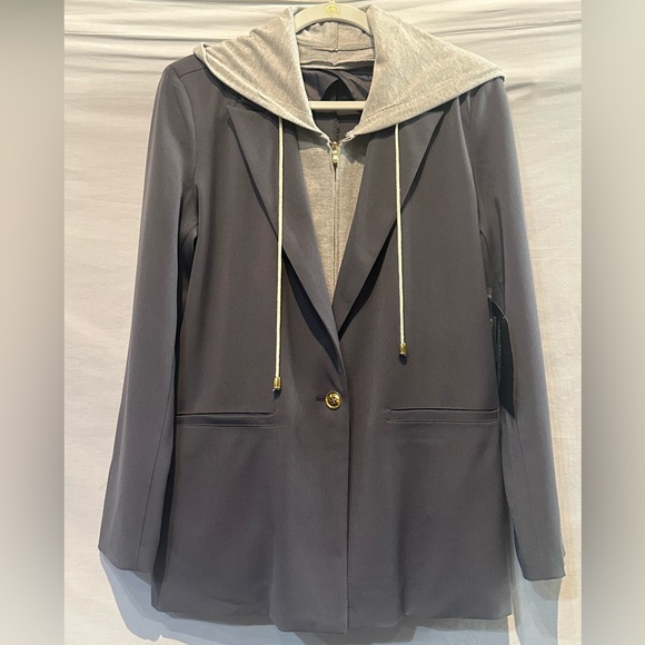 IMAN | Jackets & Coats | Nwt Iman Global Chic Tailored Blazer With ...